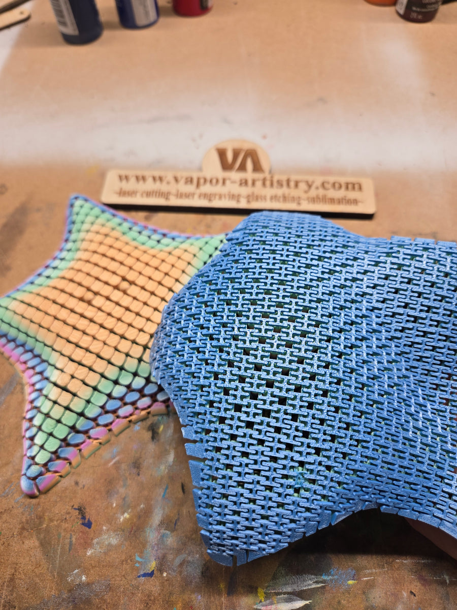 3d printed starfish fidget – Vapor Artistry