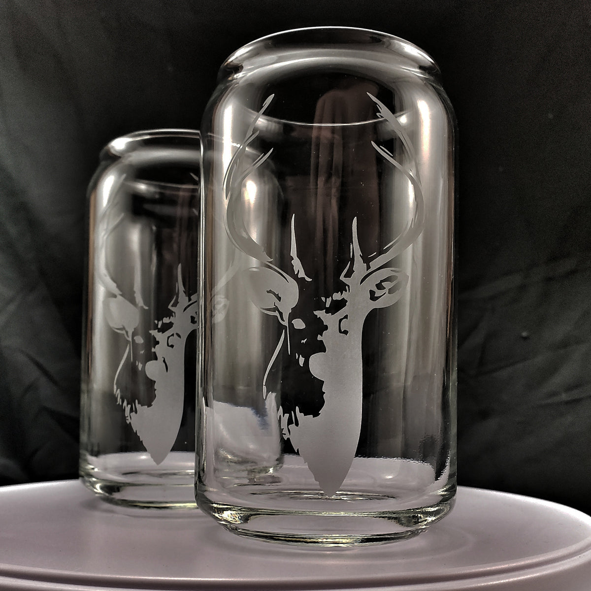 Buck beer can glass – Vapor Artistry